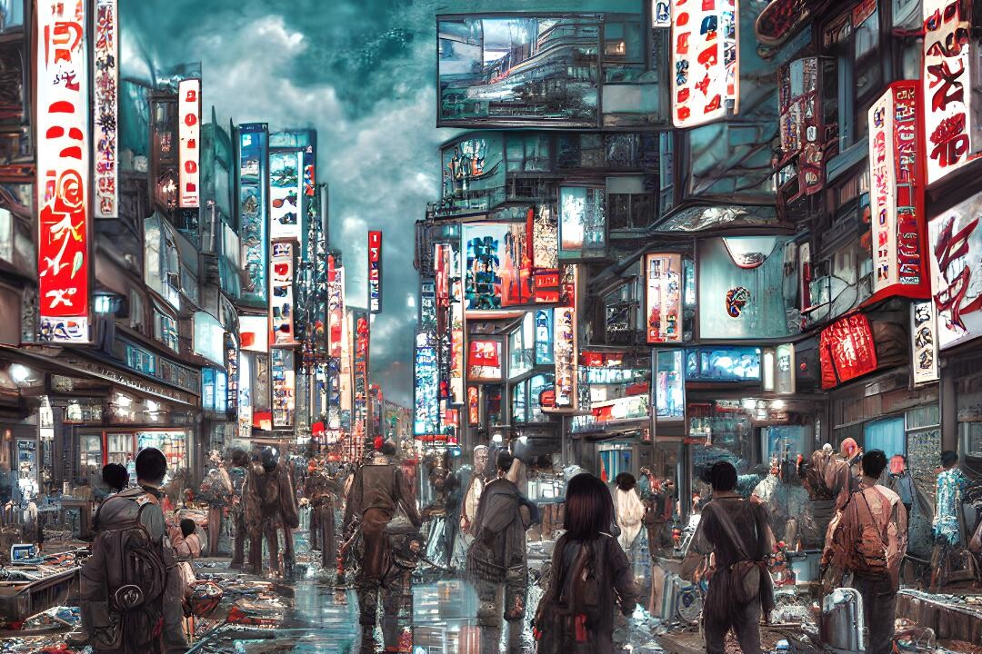ArtStation - 93 downtown area in contemporary Japan 2200 jpg pack ...