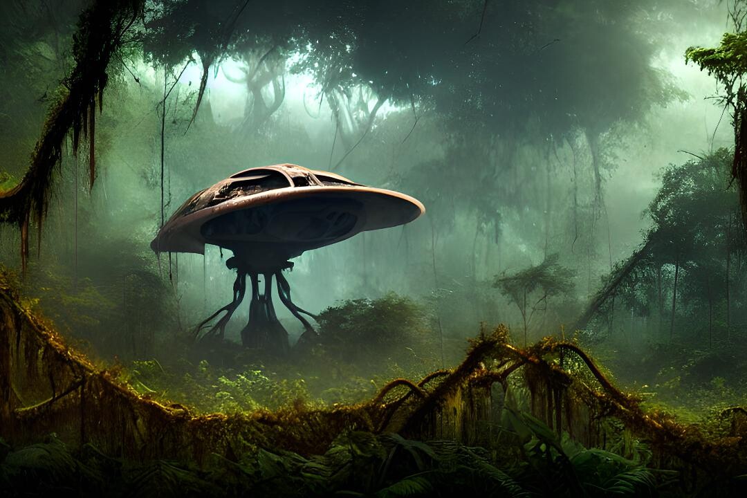 ArtStation - 94 Rusted alien spaceship 4600 jpg pack wombo art | Artworks