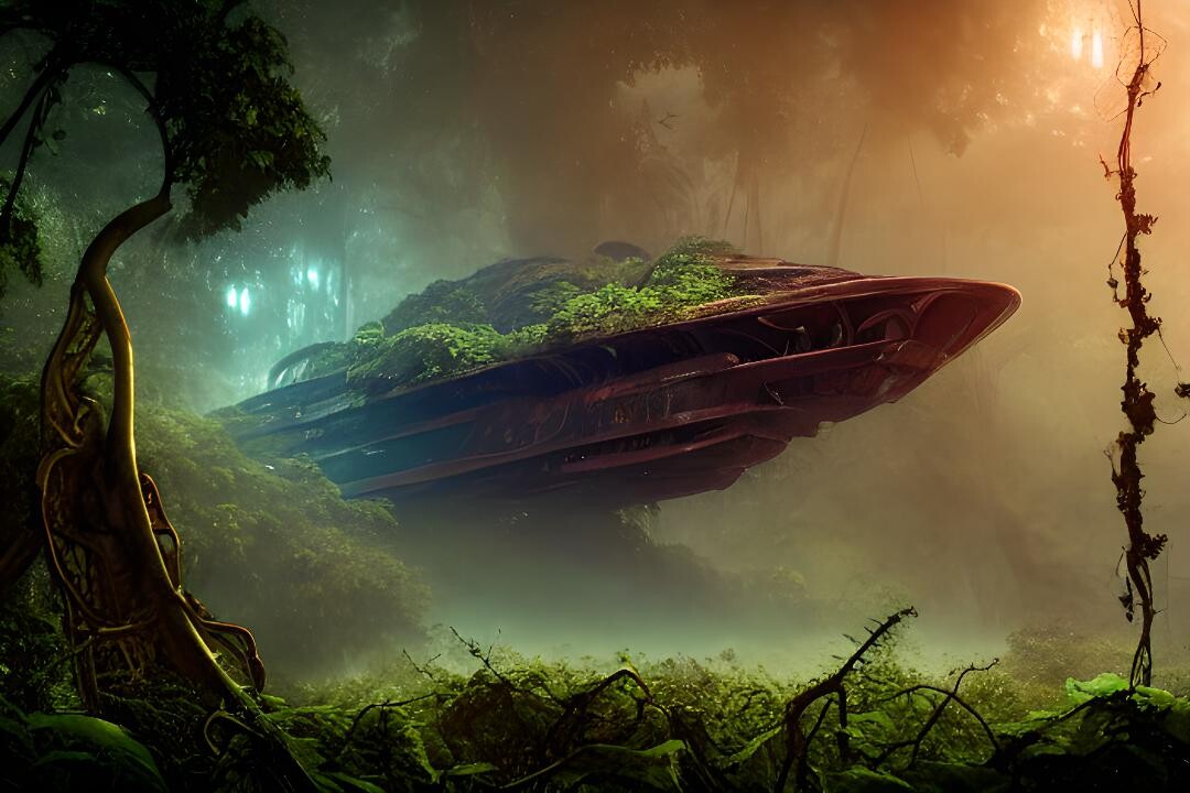 ArtStation - 94 Rusted alien spaceship 4600 jpg pack wombo art | Artworks