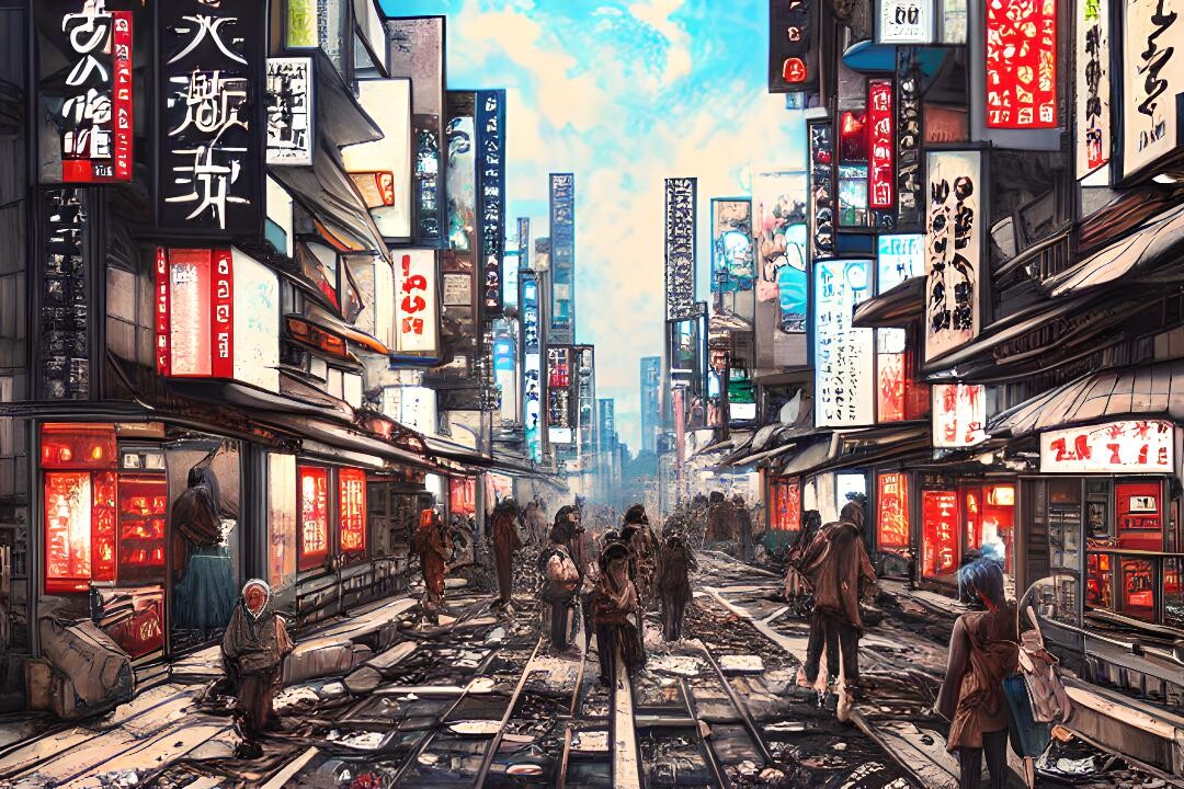 ArtStation - 93 downtown area in contemporary Japan 2200 jpg pack ...