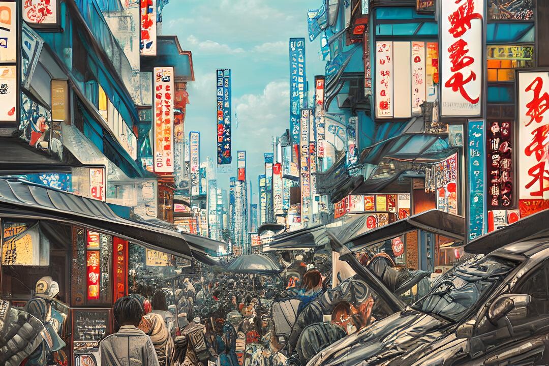 ArtStation - 93 downtown area in contemporary Japan 2200 jpg pack ...