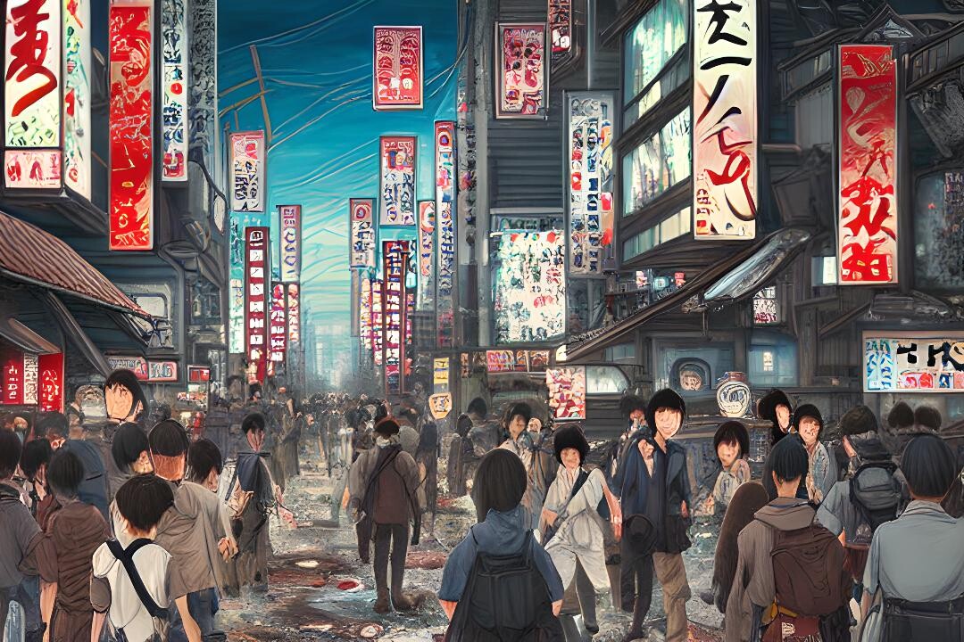 ArtStation - 93 downtown area in contemporary Japan 2200 jpg pack ...