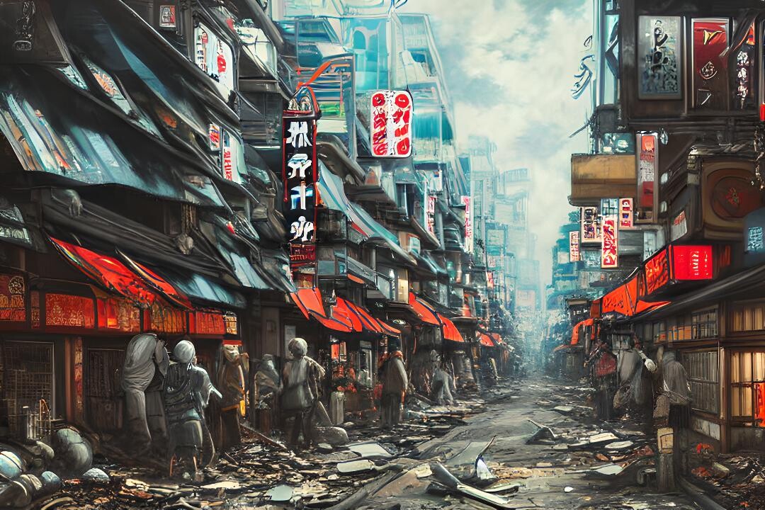 ArtStation - 93 downtown area in contemporary Japan 2200 jpg pack ...