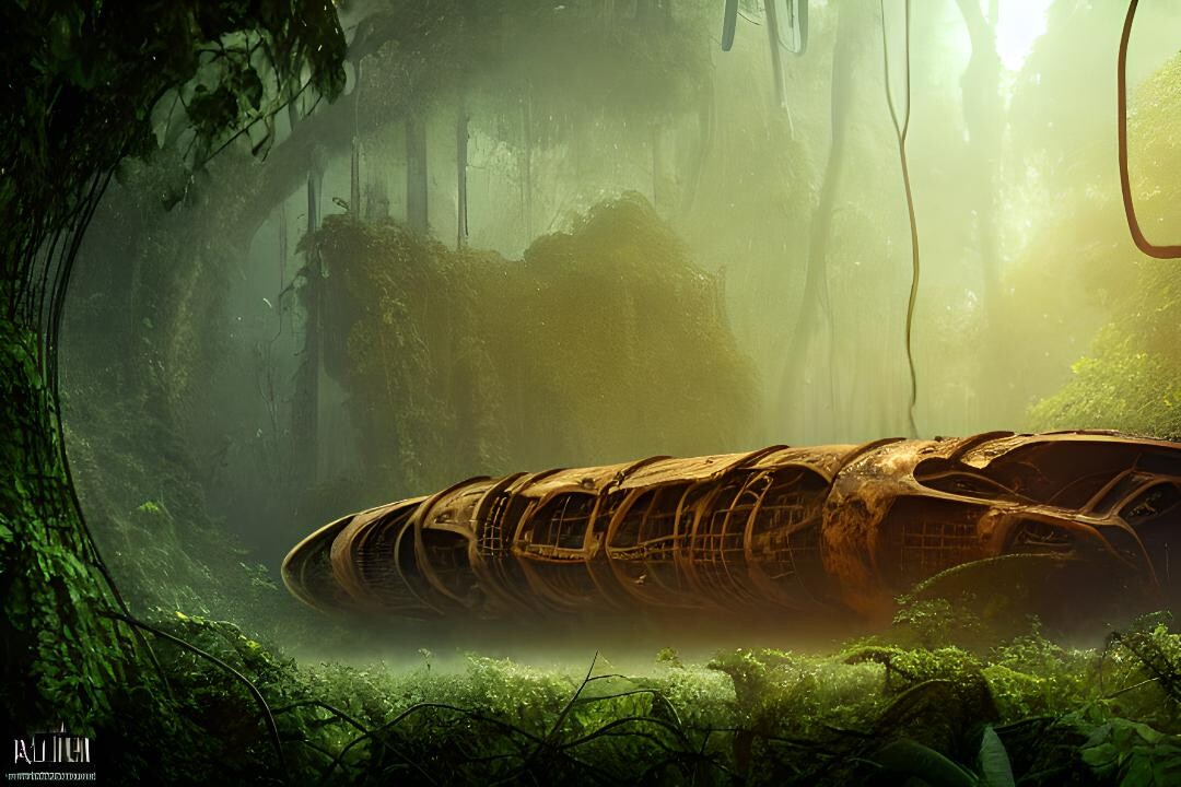 ArtStation - 94 Rusted alien spaceship 4600 jpg pack wombo art | Artworks