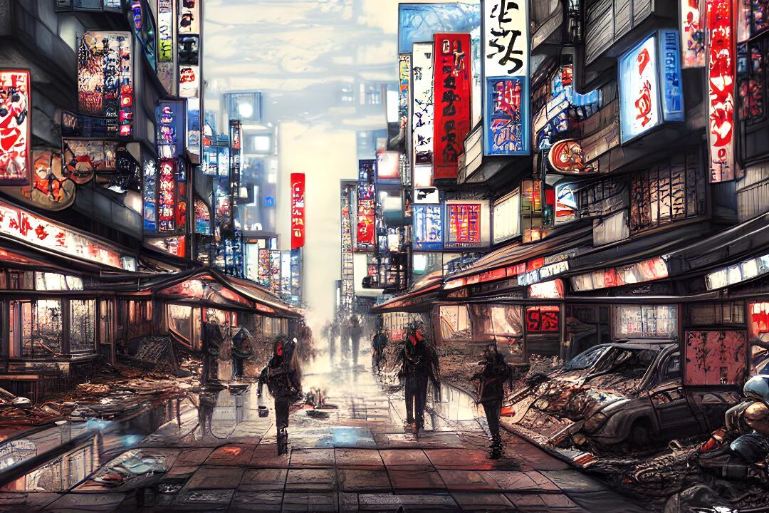 ArtStation - 93 downtown area in contemporary Japan 2200 jpg pack ...