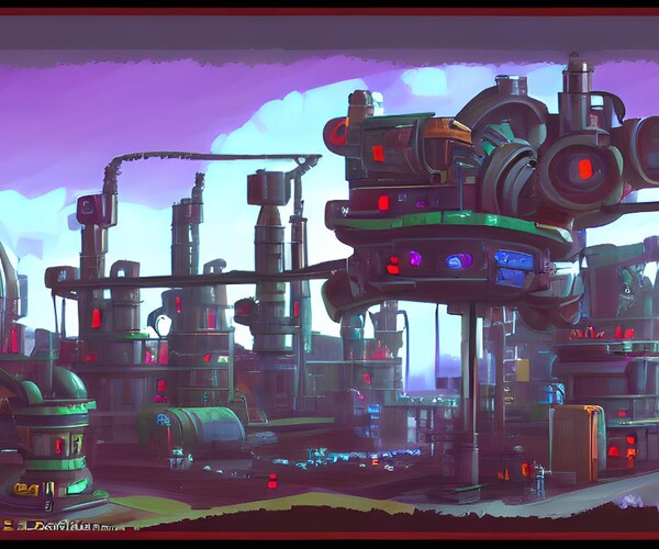 ArtStation - 98 worldland factory 5100 jpg pack runwayml art | Artworks