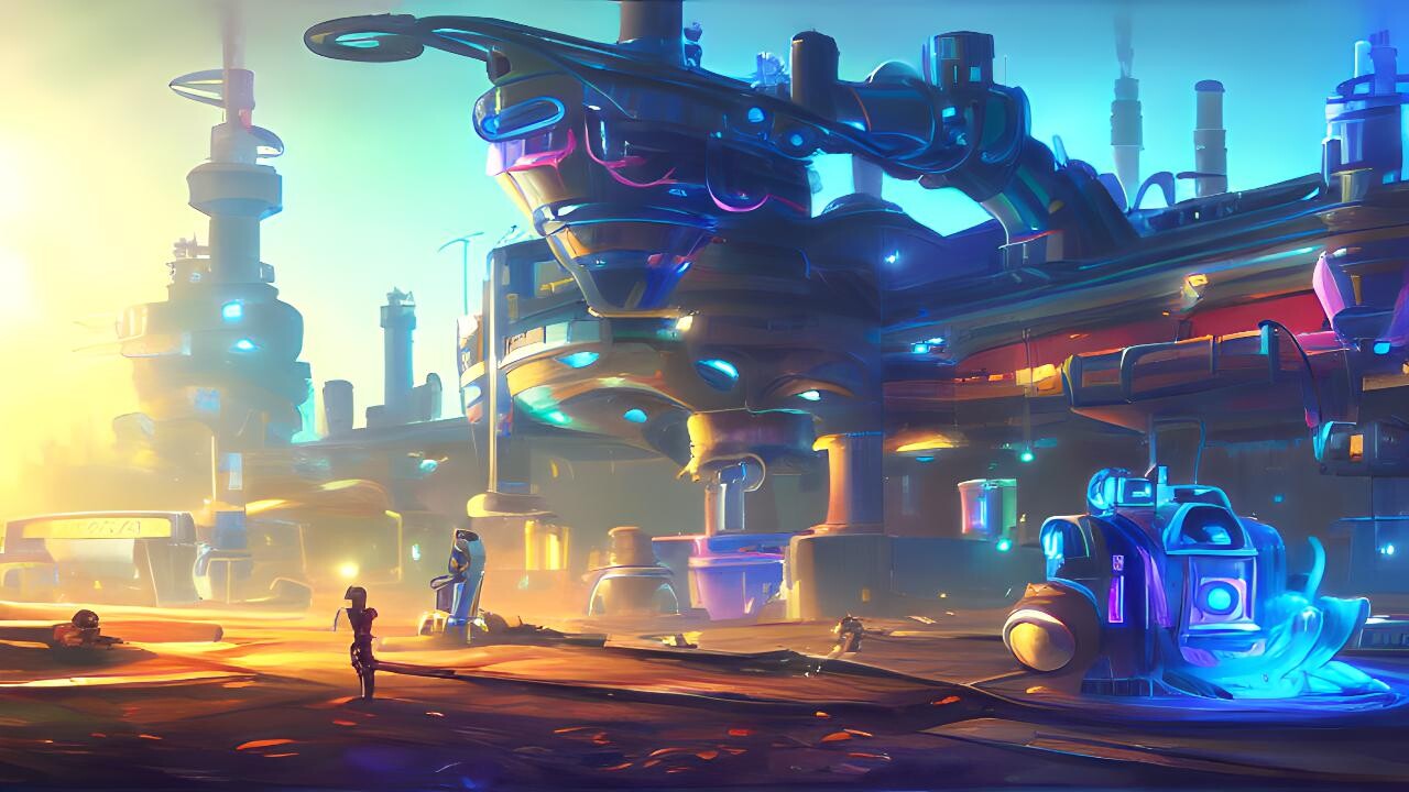 ArtStation - 98 worldland factory 5100 jpg pack runwayml art | Artworks