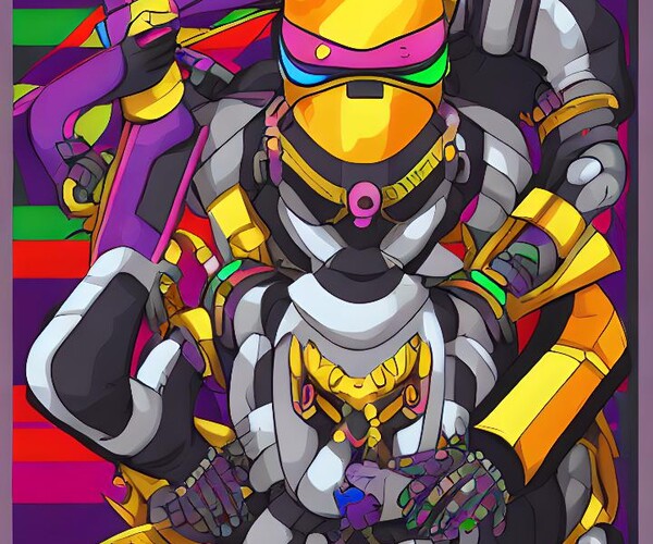 ArtStation - 101 meka 6400 jpg pack runwayml art | Artworks