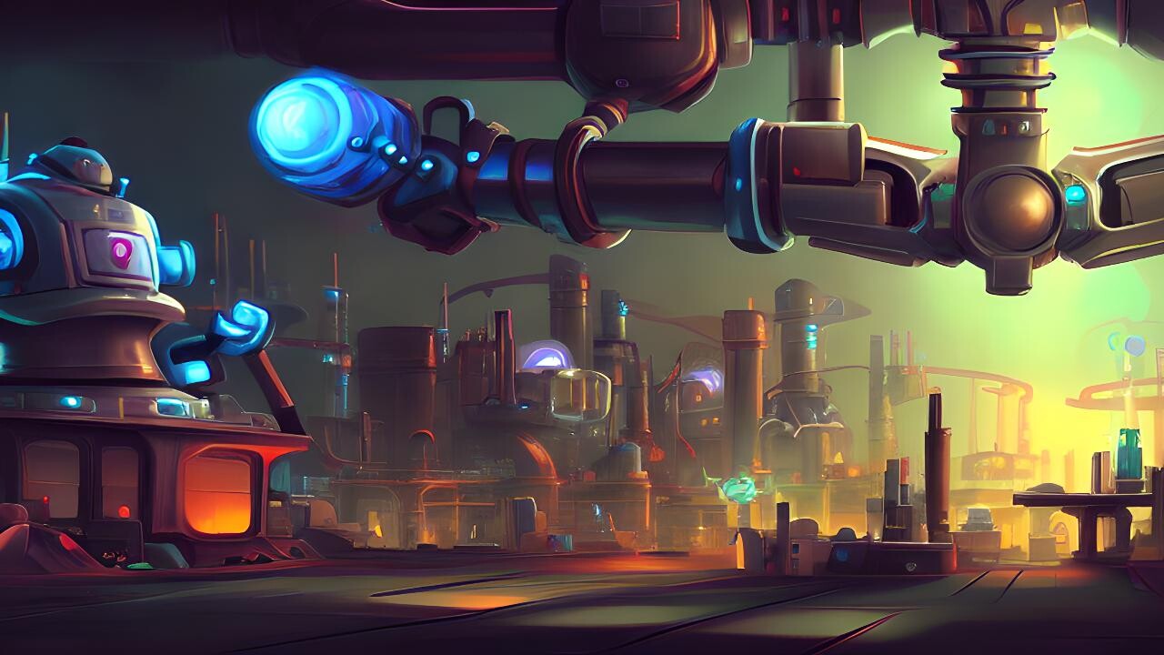 ArtStation - 98 worldland factory 5100 jpg pack runwayml art | Artworks