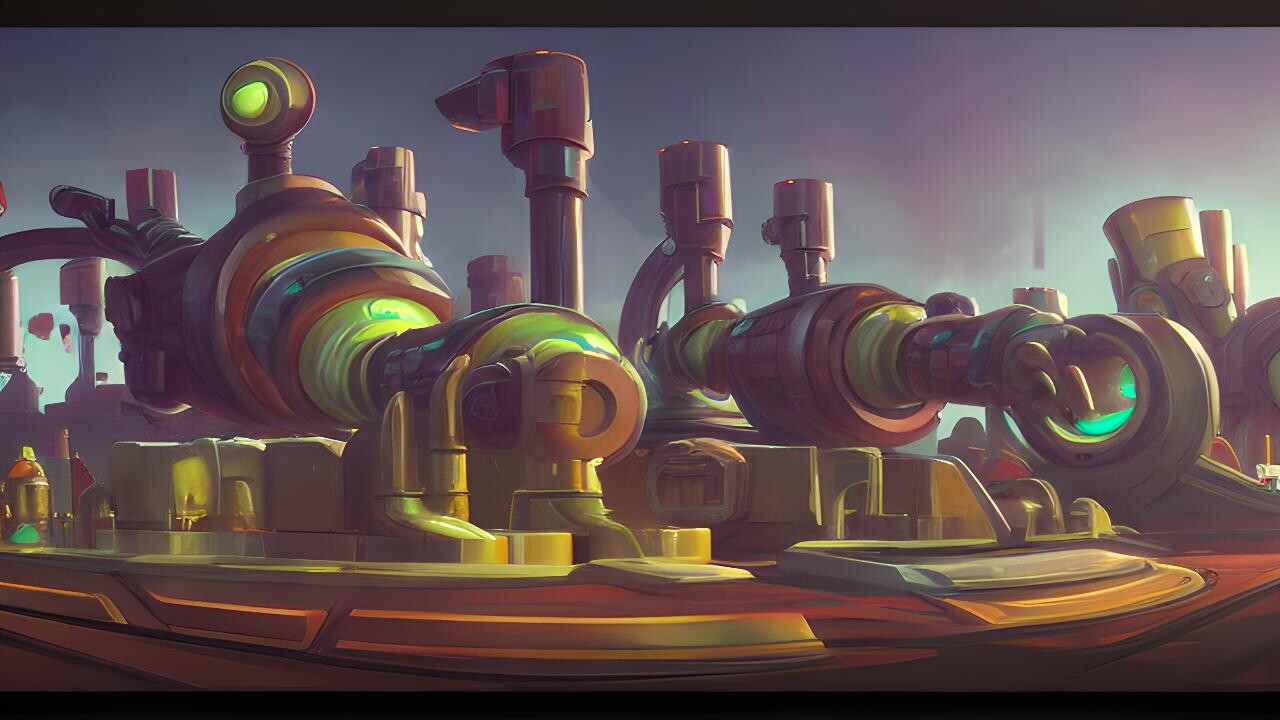 ArtStation - 98 worldland factory 5100 jpg pack runwayml art | Artworks
