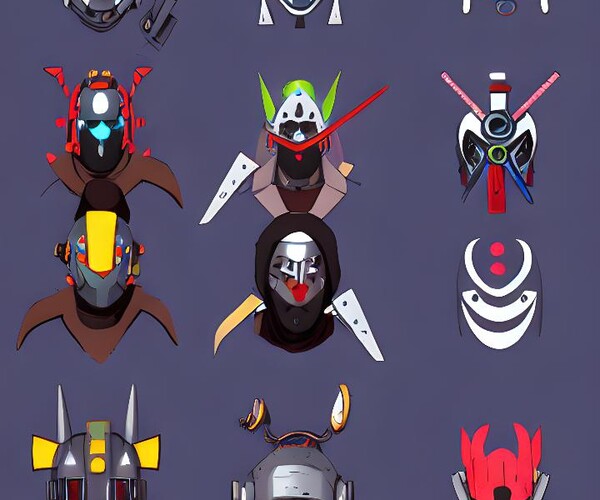 ArtStation - 101 meka 6400 jpg pack runwayml art | Artworks