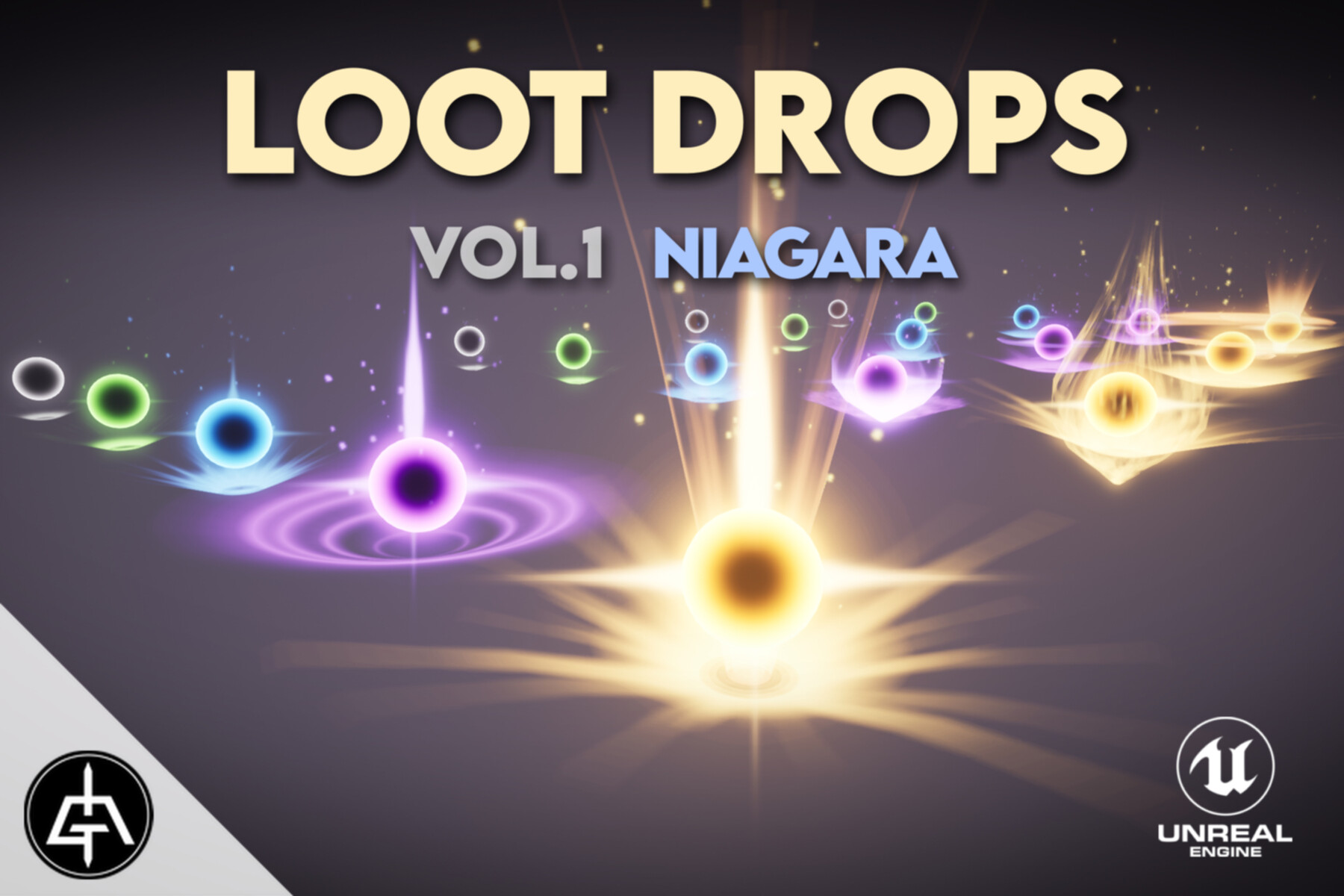 ArtStation - Loot Drops Vol. 1 - Niagara | Game Assets