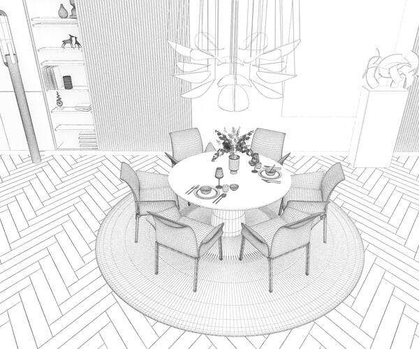 ArtStation - Dining Room - 054 | Resources