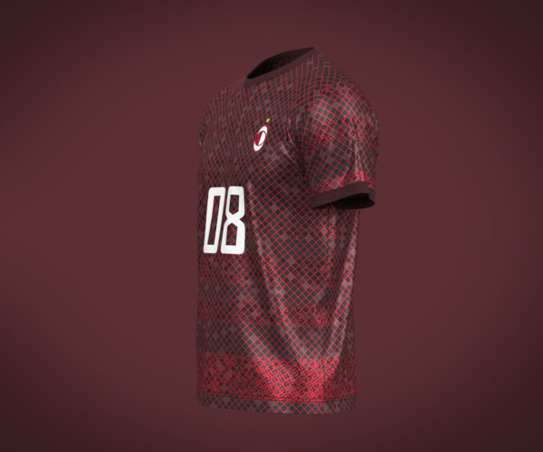ArtStation - Soccer Red Jersey-08 | Resources