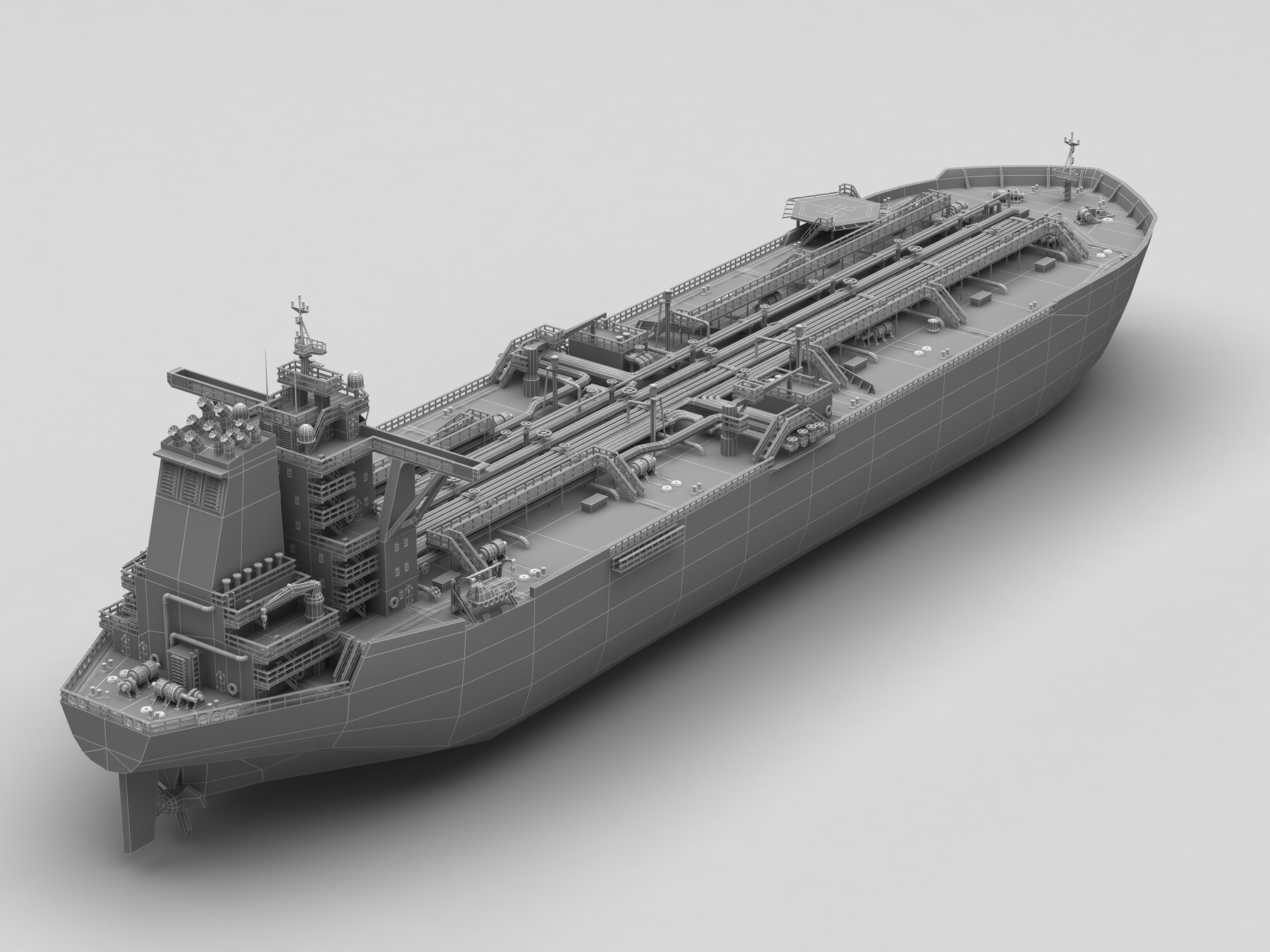 ArtStation - ULCC Oil Carrier | Game Assets