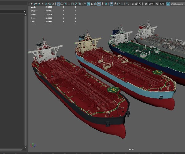 ArtStation - ULCC Oil Carrier | Game Assets