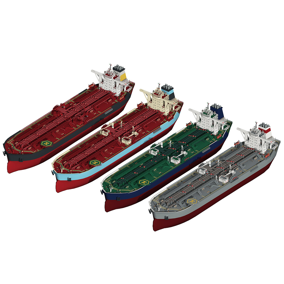 ArtStation - ULCC Oil Carrier | Game Assets