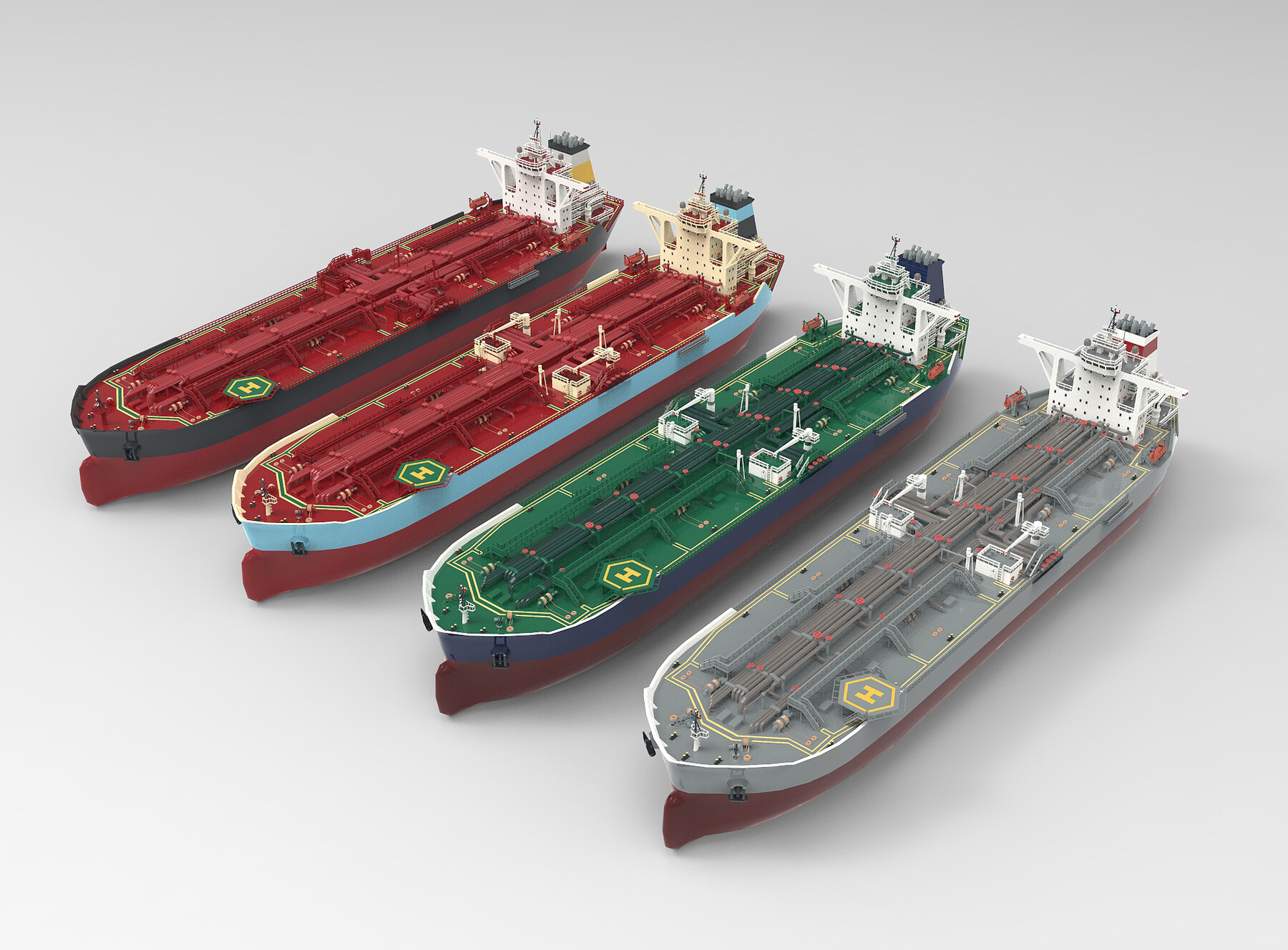 ArtStation - ULCC Oil Carrier | Game Assets
