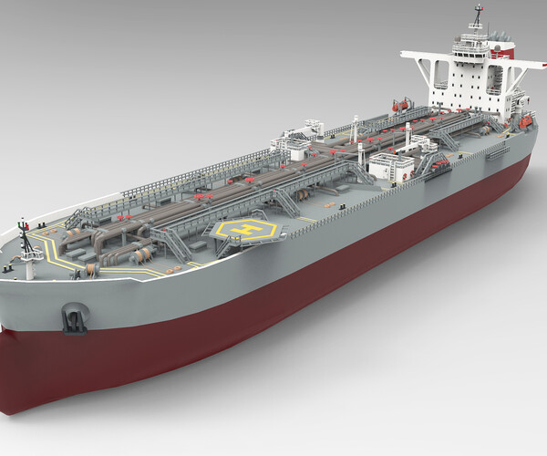 ArtStation - ULCC Oil Carrier | Game Assets