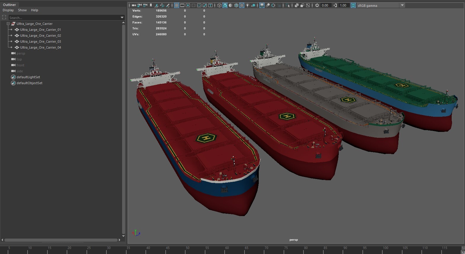 ArtStation - Ultra Large Ore Carrier | Game Assets