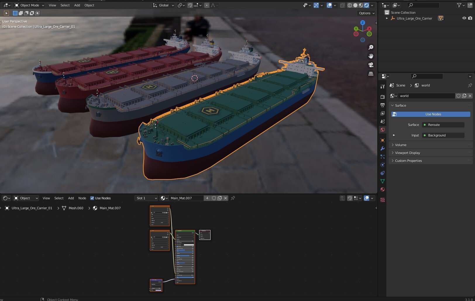 ArtStation - Ultra Large Ore Carrier | Game Assets
