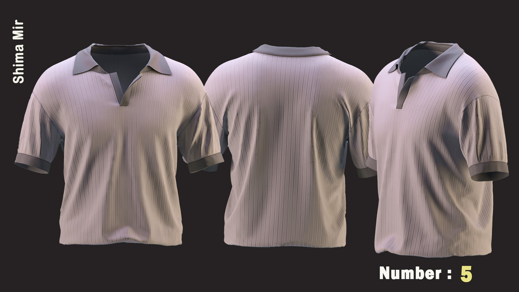 ArtStation - 10 Men's T-shirt (ZPRJ, FBX , OBJ, MTL , MAX , TEXTURES ...