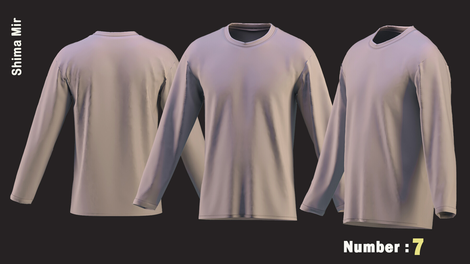 ArtStation - 10 Men's T-shirt (ZPRJ, FBX , OBJ, MTL , MAX , TEXTURES ...