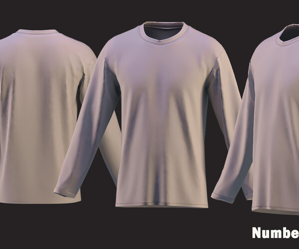 ArtStation - 10 Men's T-shirt (ZPRJ, FBX , OBJ, MTL , MAX , TEXTURES ...