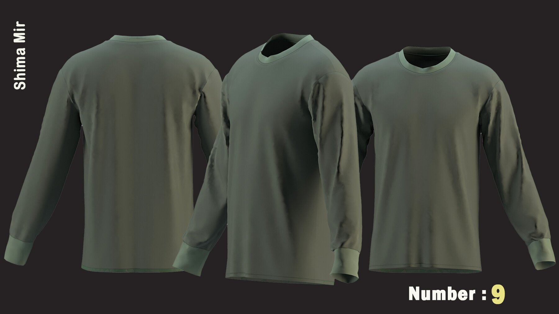 ArtStation - 10 Men's T-shirt (ZPRJ, FBX , OBJ, MTL , MAX , TEXTURES ...