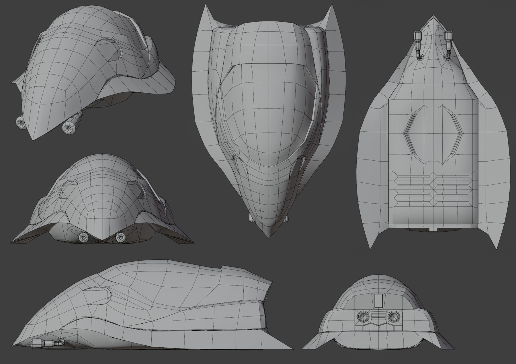 ArtStation - Blender Stylized Shader(Eevee) with 3d model spaceShip | Resources