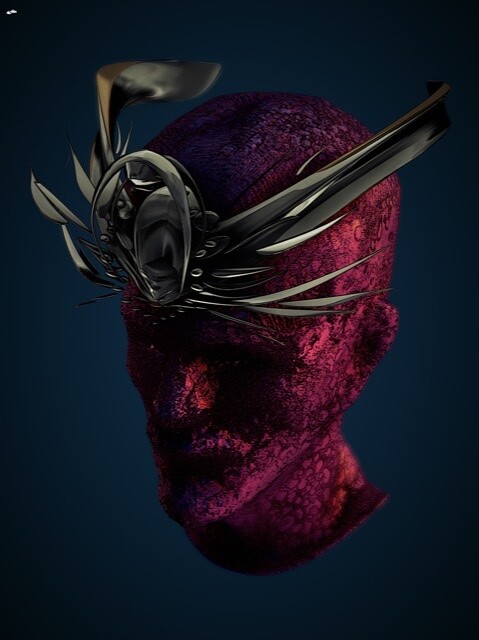 ArtStation - “FLOATER” CROWN (GLB, OBJ, STL) + HEAD SCULPT VARIANT ...
