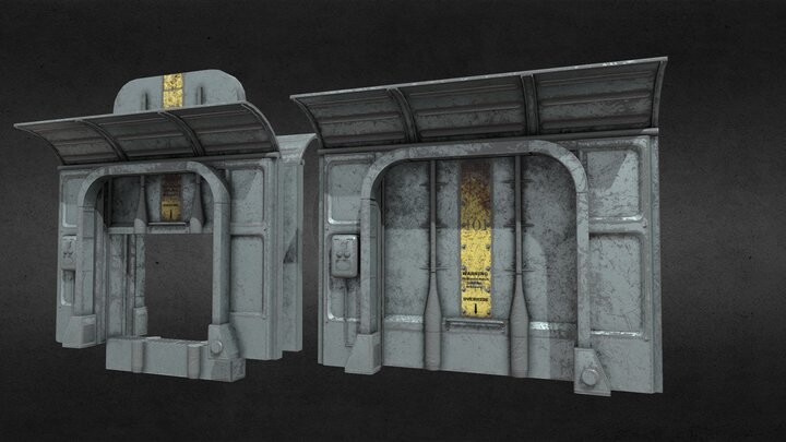 ArtStation - Fallout 3 Vault Door | Game Assets