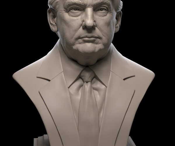 ArtStation - Donald Trump Bust 3D print | Resources