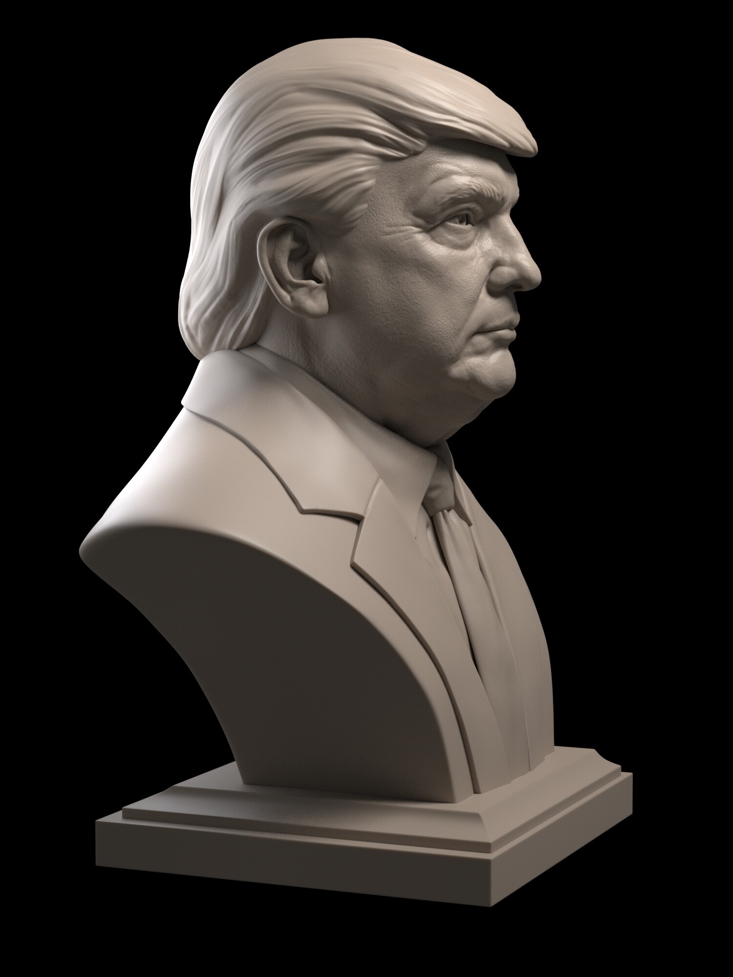 ArtStation - Donald Trump Bust 3D print | Resources