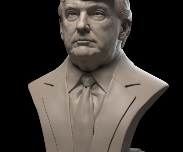 ArtStation - Donald Trump Bust 3D print | Resources