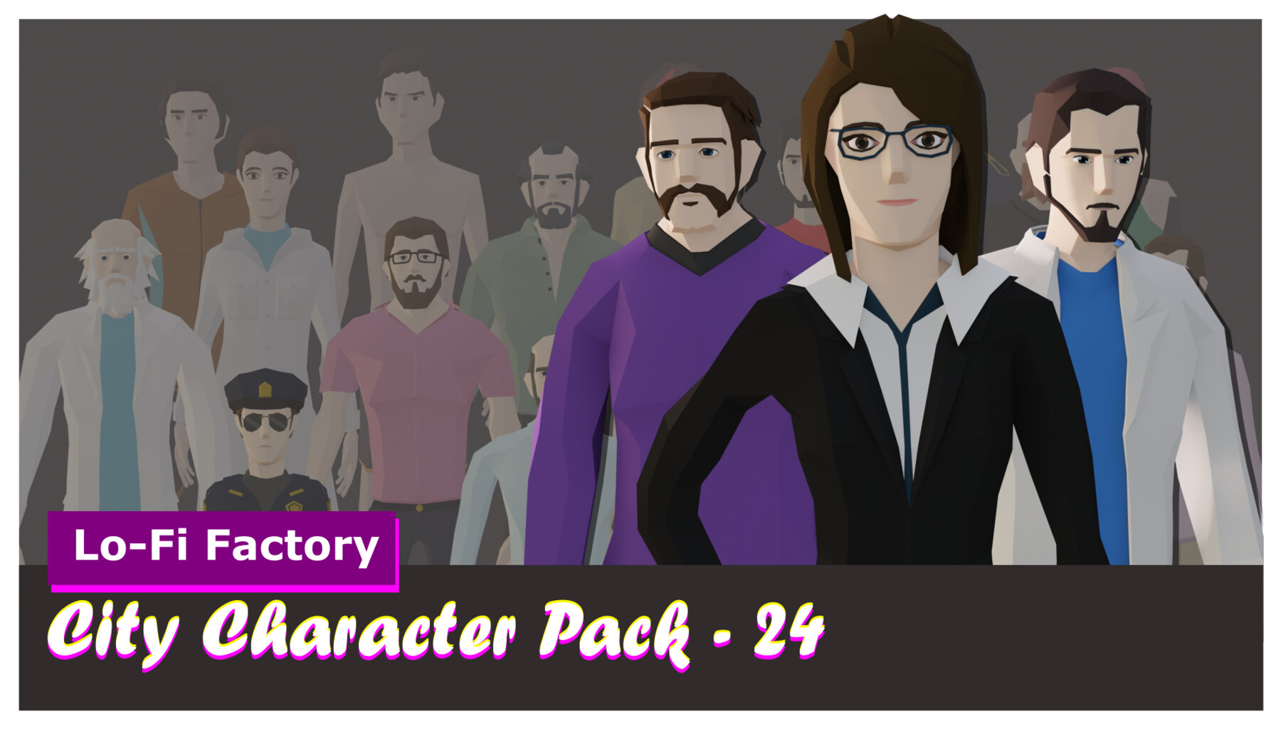 ArtStation - City Character Pack | Game Assets