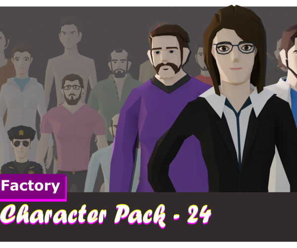 ArtStation - City Character Pack | Game Assets