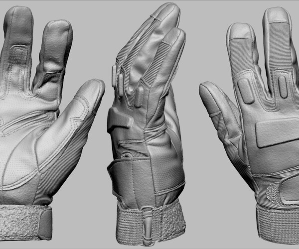 ArtStation - Tactical Gloves 043 | Resources