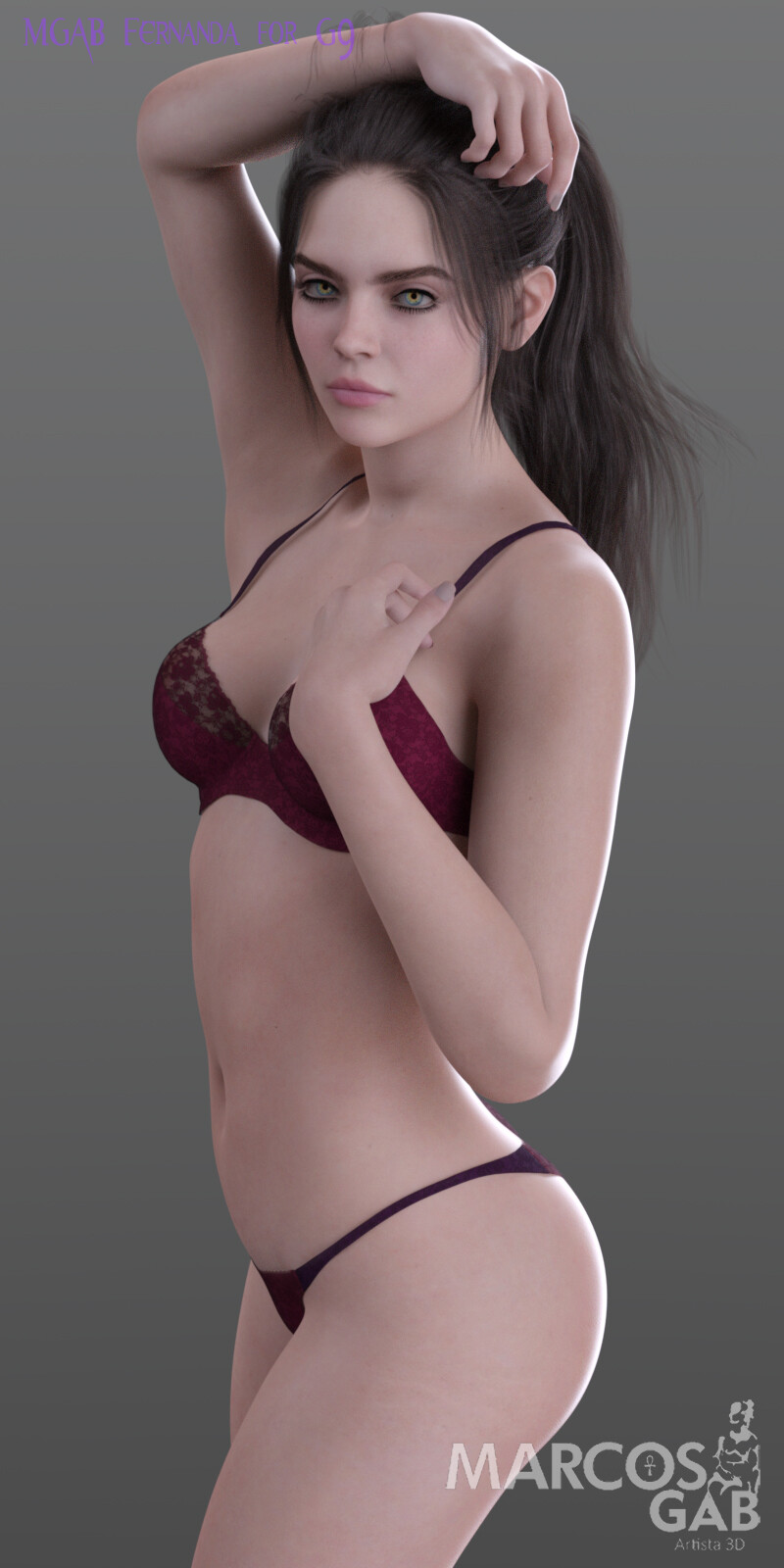 ArtStation - MGAB Fernanda for Genesis 9 | Resources