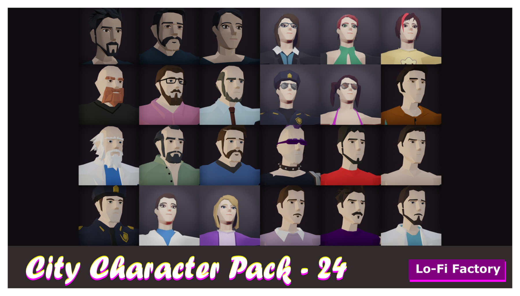 ArtStation - City Character Pack | Game Assets