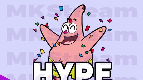 ArtStation - Twitch emotes patrick star hype | Artworks