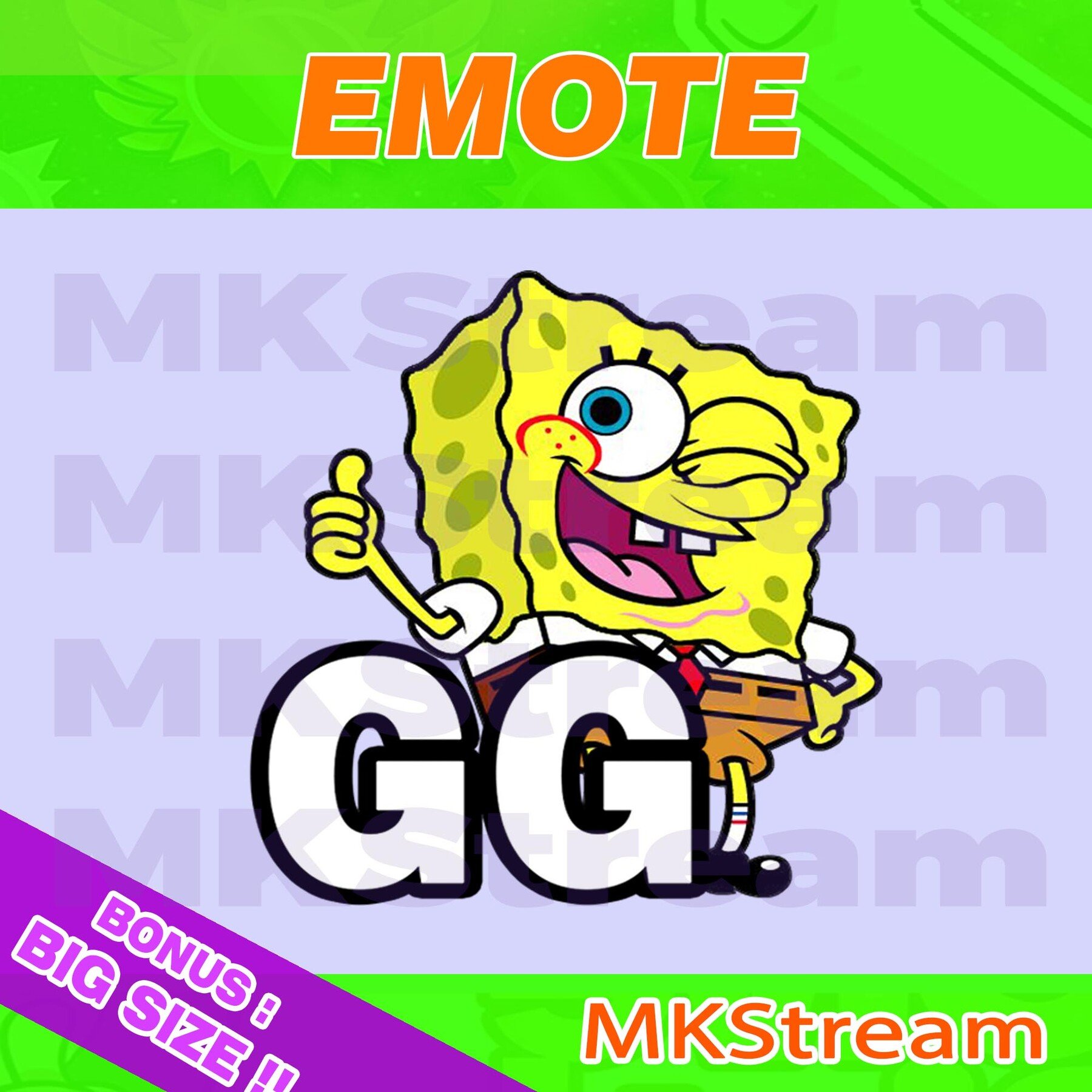 ArtStation - Twitch emotes SpongeBob SquarePants gg | Artworks