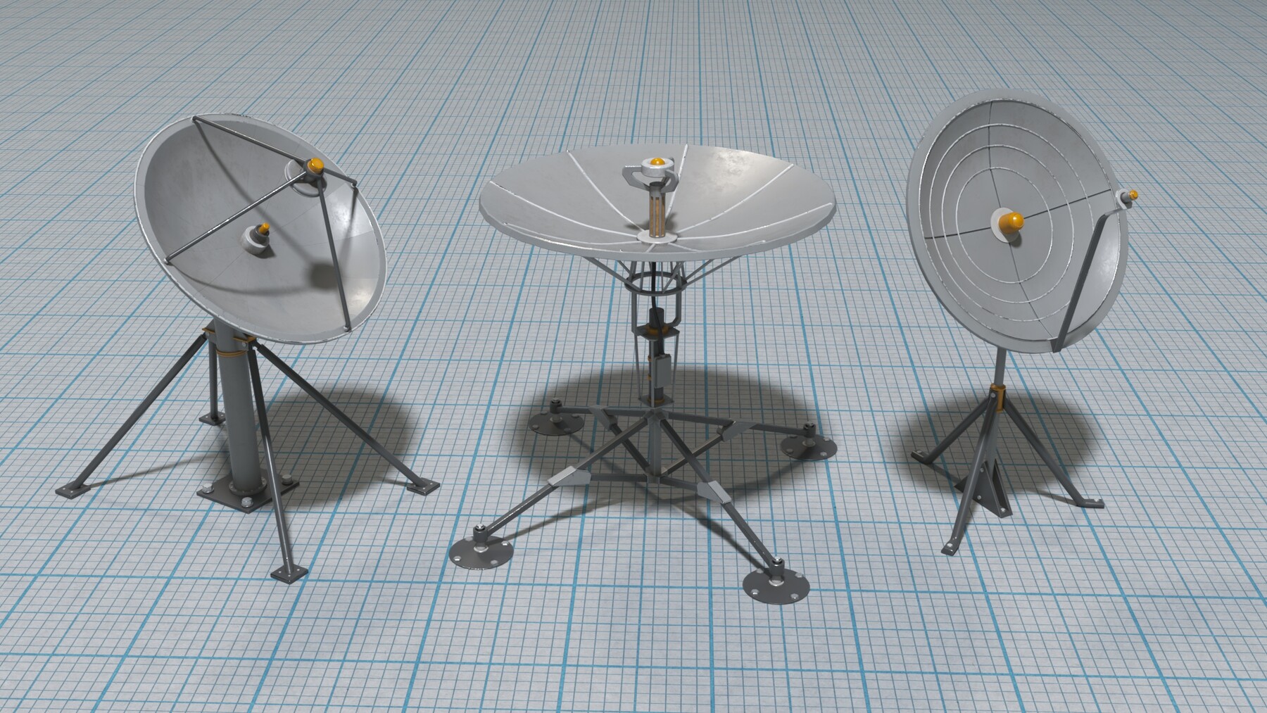 ArtStation - Antennas Collection - 21 pieces | Game Assets