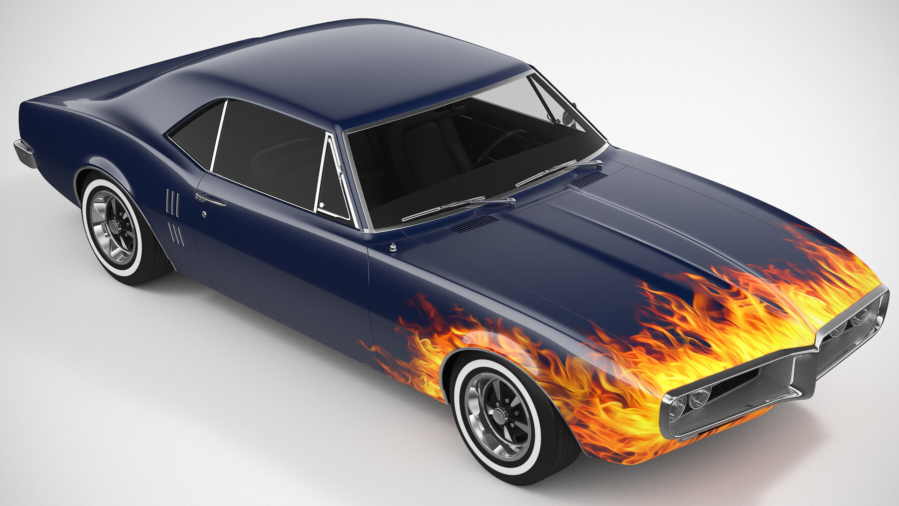 ArtStation - Pontiac Firebird 1967 Custom | Resources