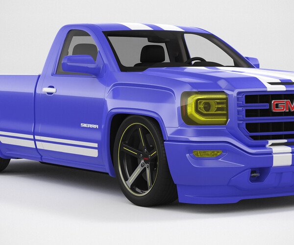 ArtStation - 2018 GMC Sierra 1500 Custom | Resources