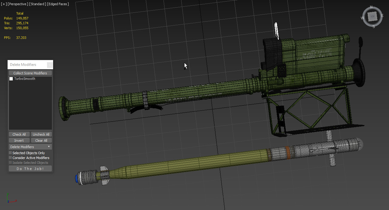 ArtStation - FIM 92 Stinger Missile with Launcher 3D Model | Resources