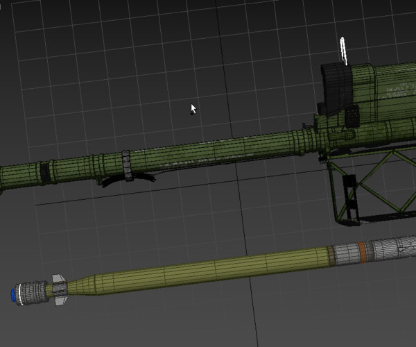 ArtStation - FIM 92 Stinger Missile with Launcher 3D Model | Resources