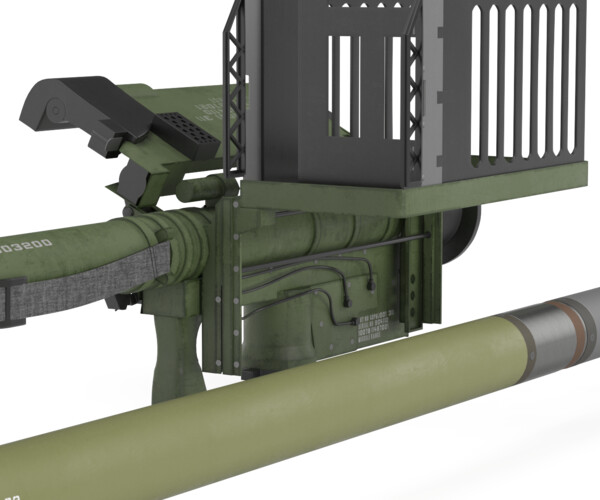 ArtStation - FIM 92 Stinger Missile with Launcher 3D Model | Resources