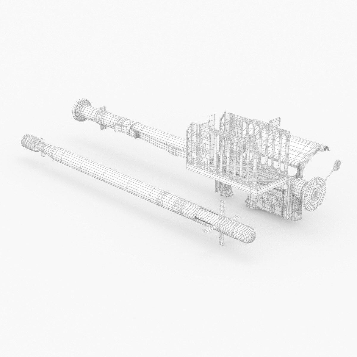 ArtStation - FIM 92 Stinger Missile with Launcher 3D Model | Resources
