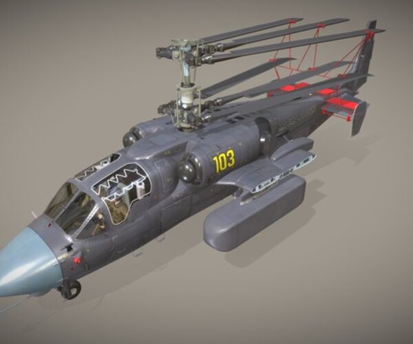 ArtStation - Kamov Ka-52K "Katran" | Game Assets